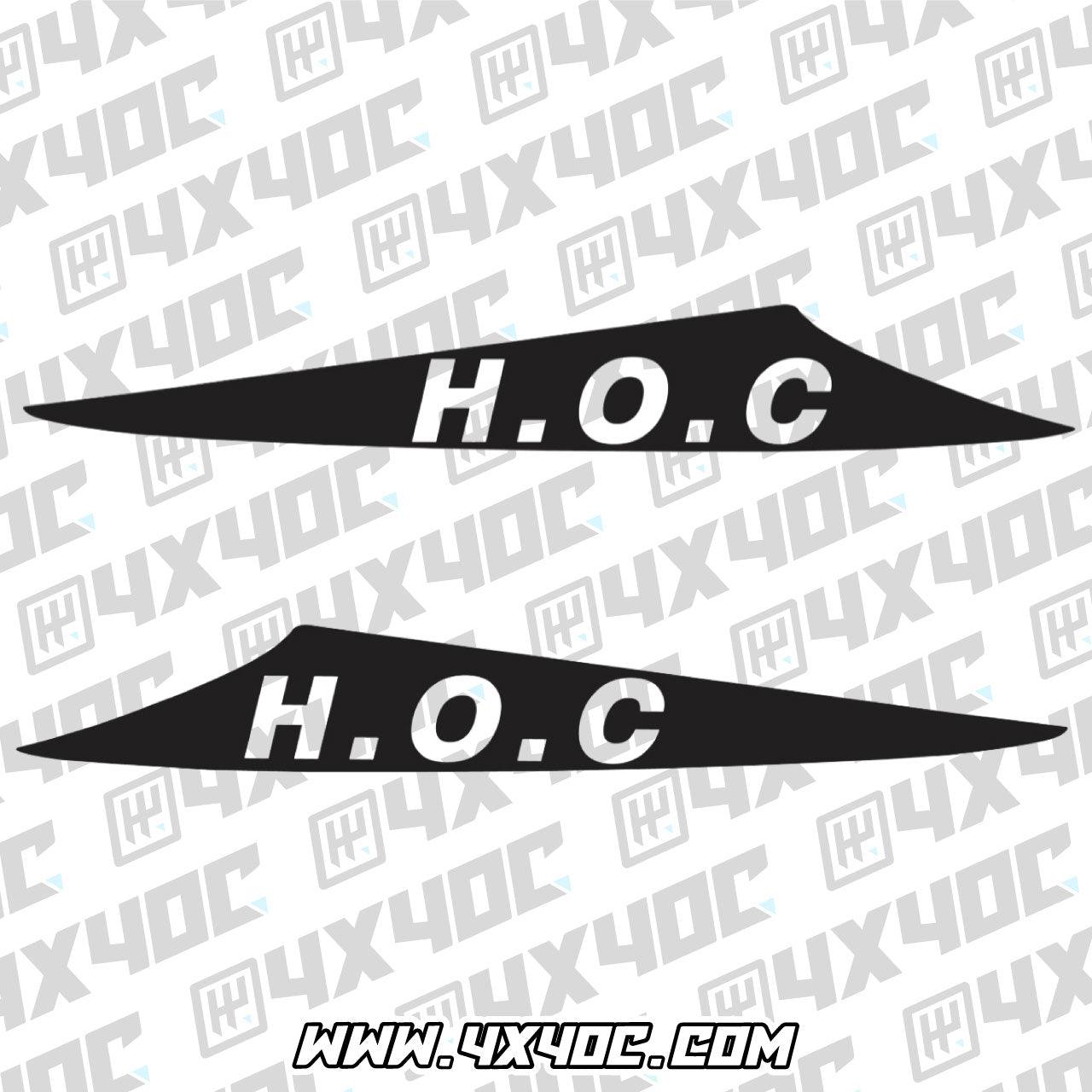 HOC Bonnet Scoop Stickers (3 FIN SCOOPS ONLY) | Hilux Owners Club - 4x4 ...