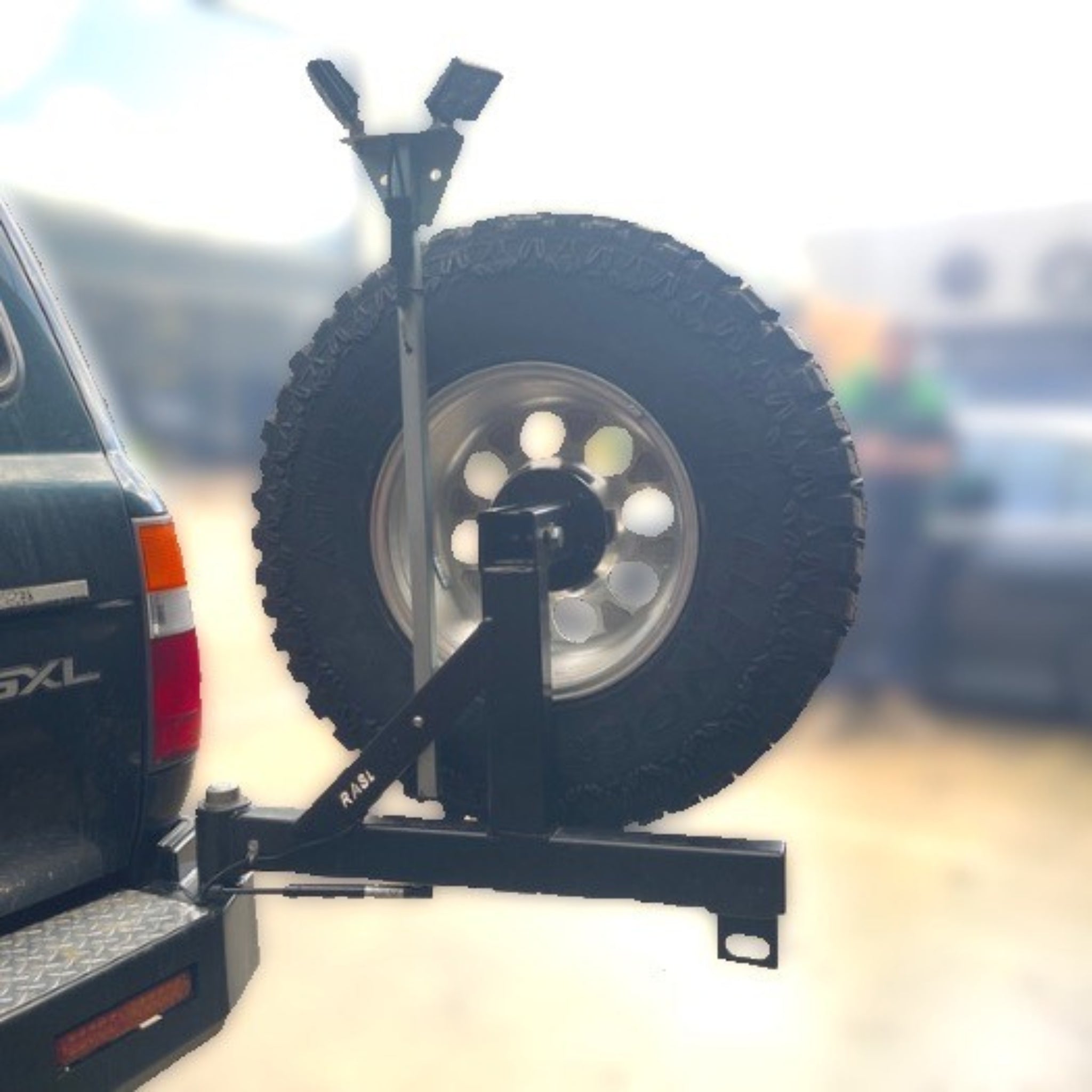 Rear Bar Dual LED Light Pole - 4x4 Offroad Centre