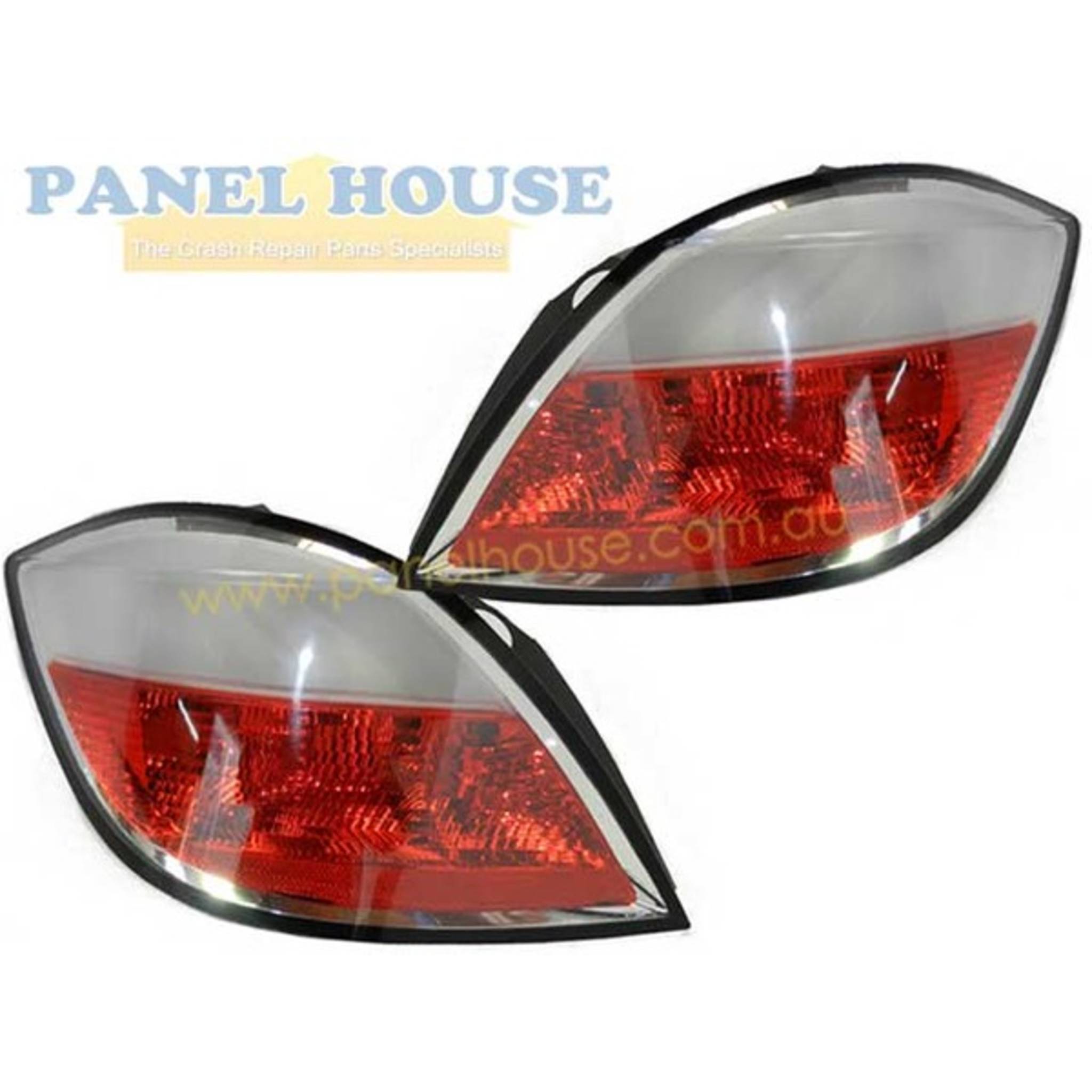 Tail Lights PAIR Red & Frosted fits Holden Astra AH 5 Door 2004 - 2007 ...