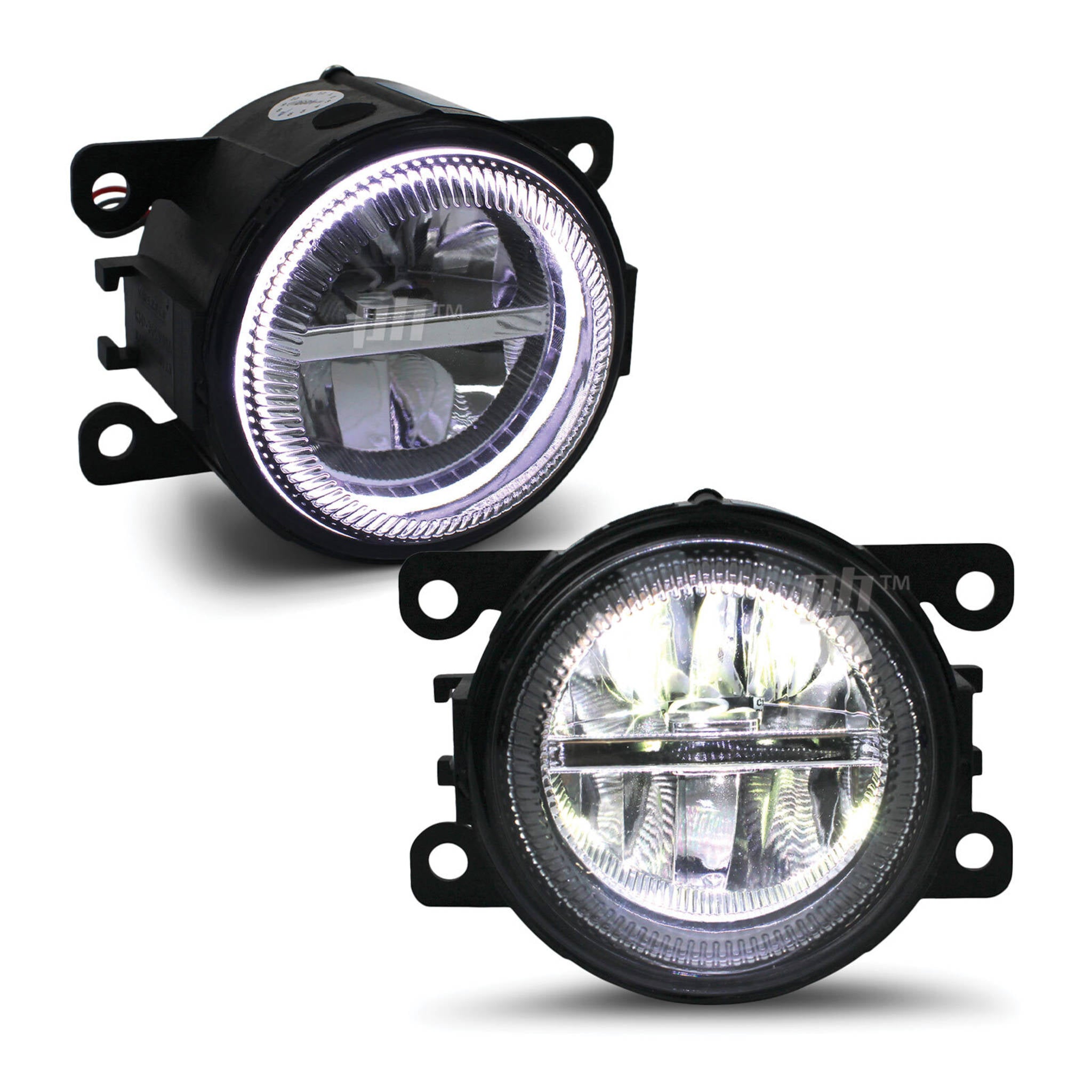 Fog Lights PAIR Twin LED Halo Style fits Holden Commodore VE SS SSV S1 ...