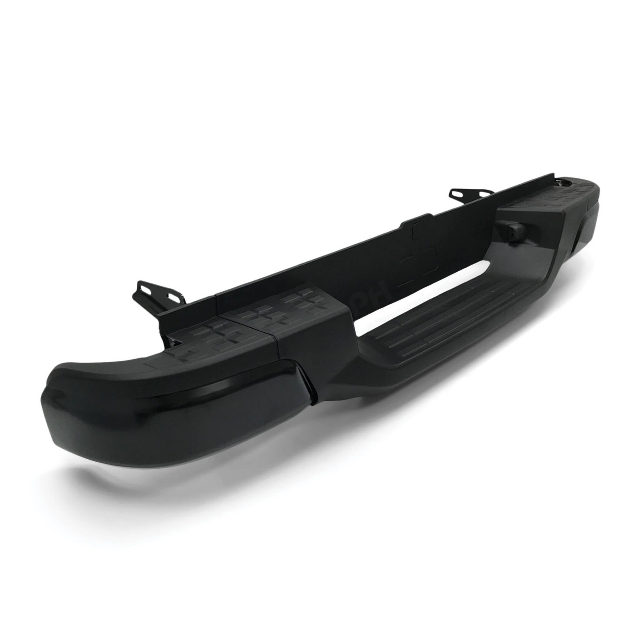 Rear Step Bumper Bar Black No Sensors Fits Holden Colorado RG Ute 2012 ...
