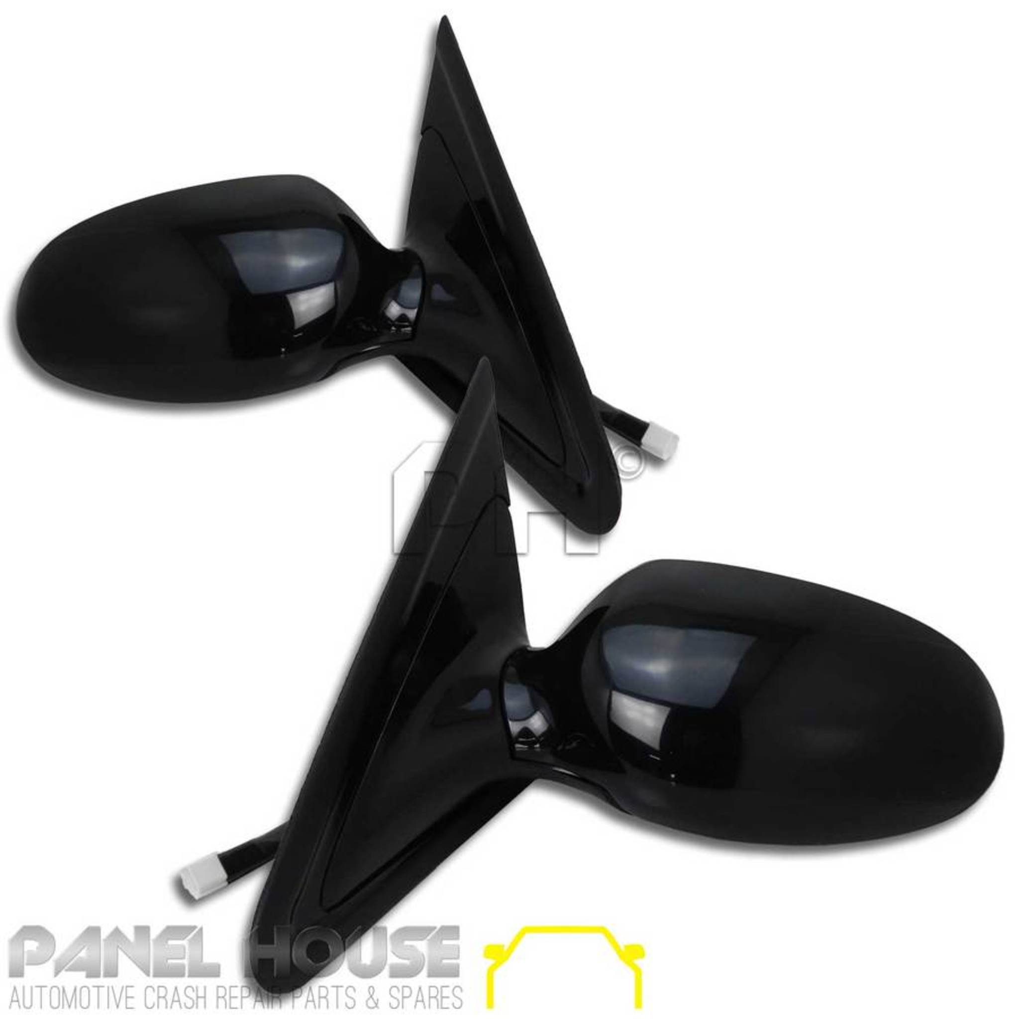 Door Mirrors PAIR Electric Black fits Ford Falcon EF EL Sedan Wagon 94 ...
