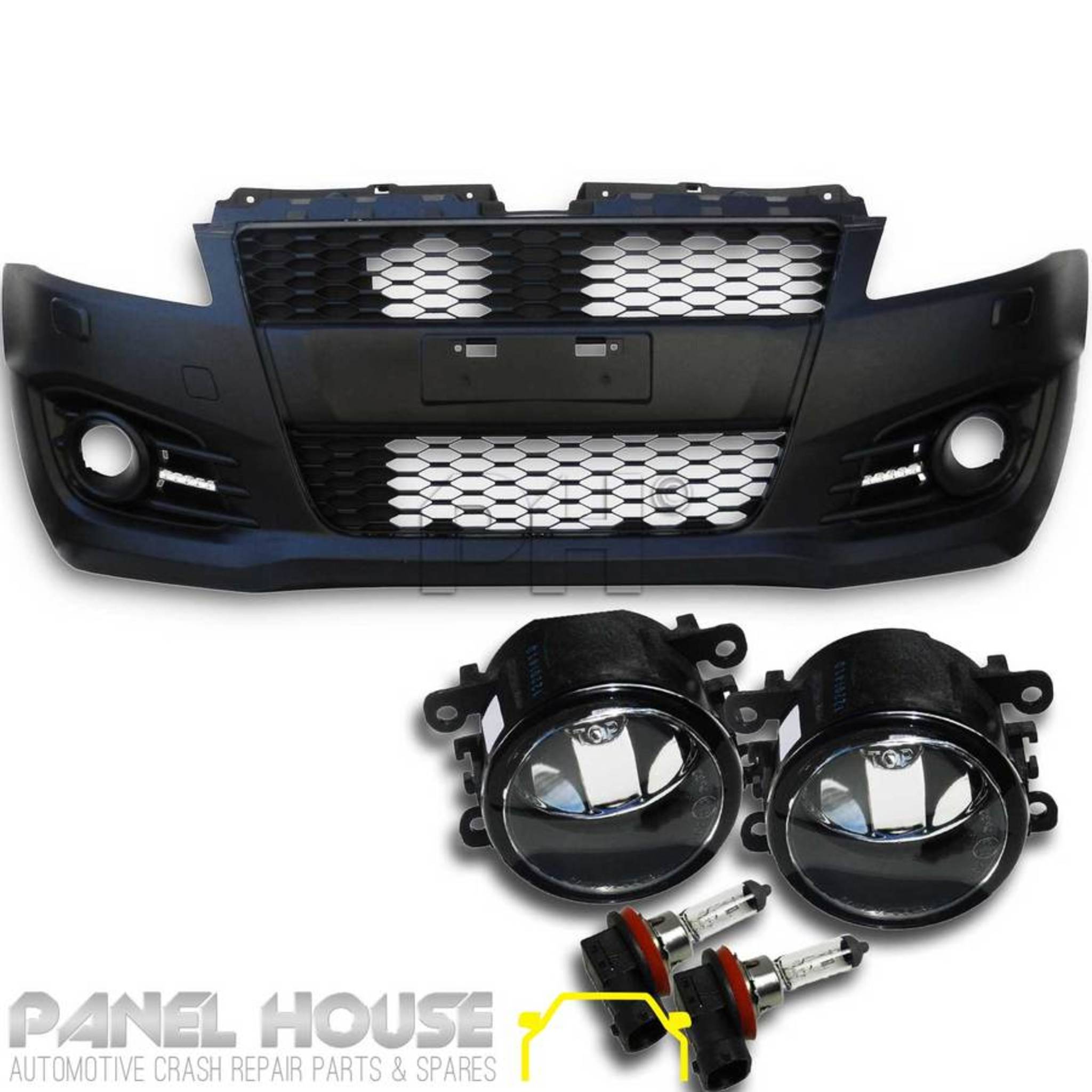 Front Bumper Bar Kit Fits Suzuki Swift Sport FZ 2010 - 2017 – 4x4 ...
