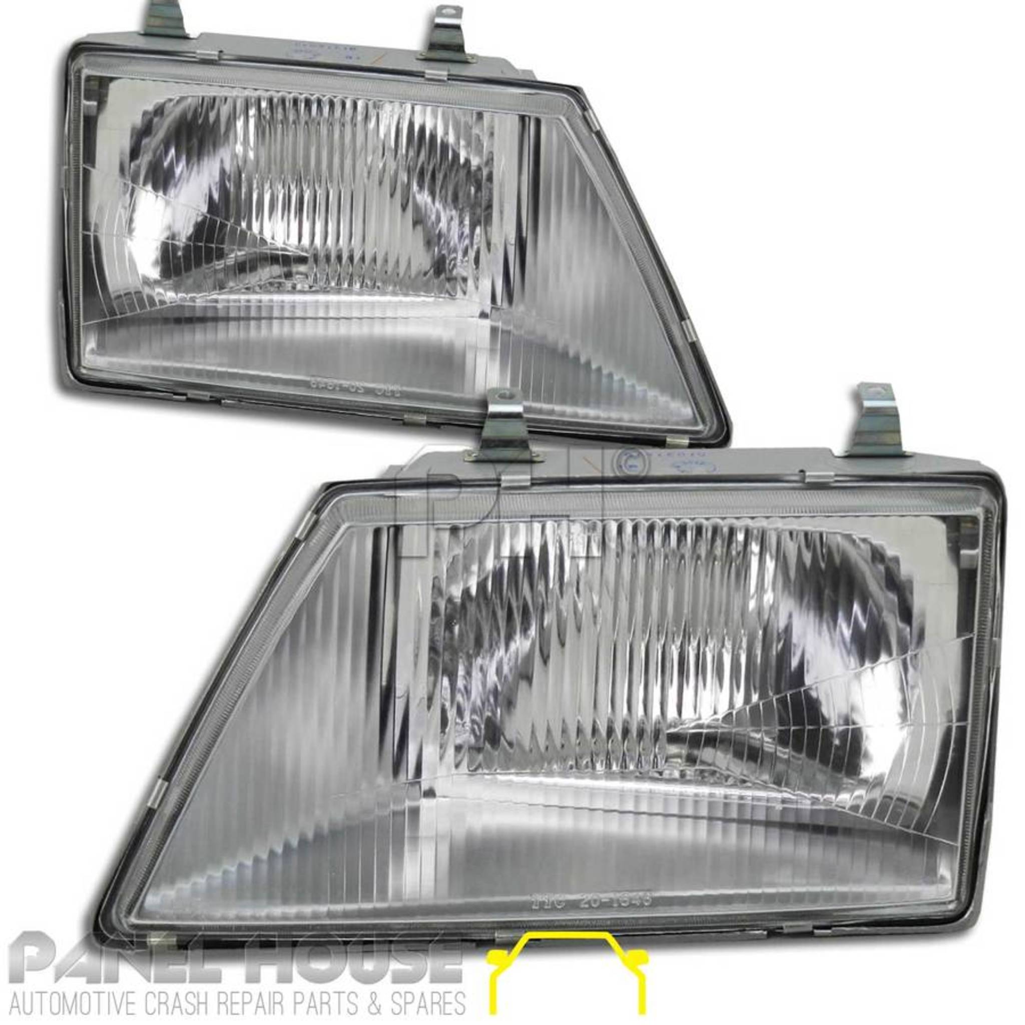 Head Lights PAIR Fits Holden Commodore VH VK 1981 - 1986 – 4x4 Offroad ...