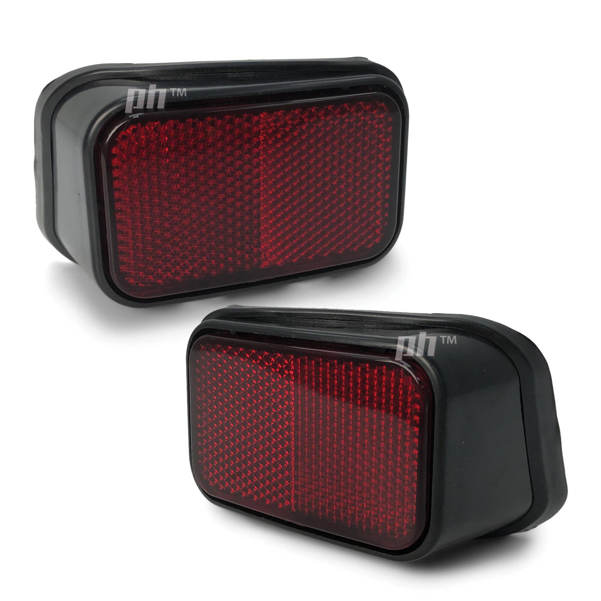 Bumper Reflectors PAIR Rear Fits Toyota Hilux Ute 2WD 4WD 4Runner SR5 ...