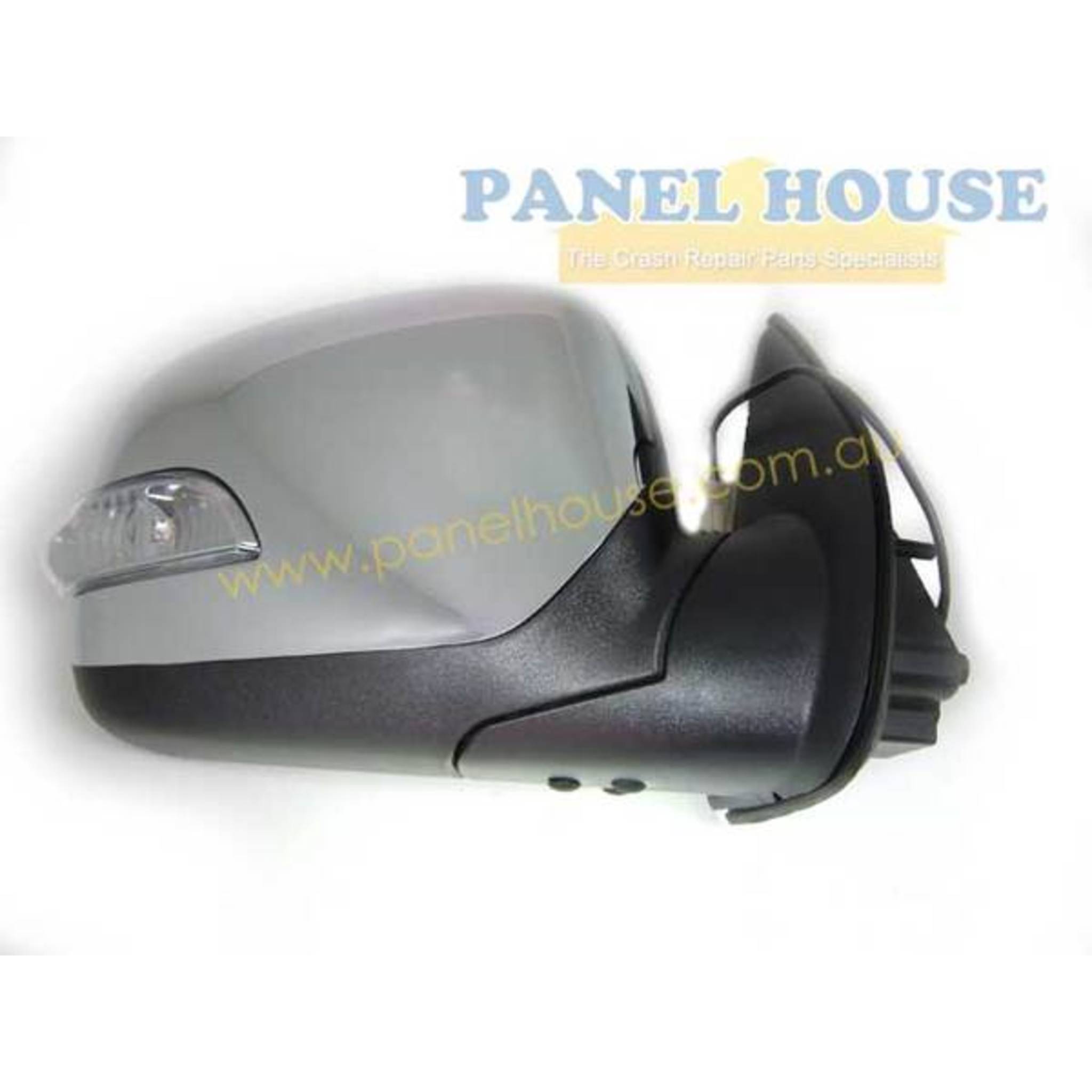 Door Mirror RIGHT with Indicator Chrome Electric fits Rodeo RA Colorad ...