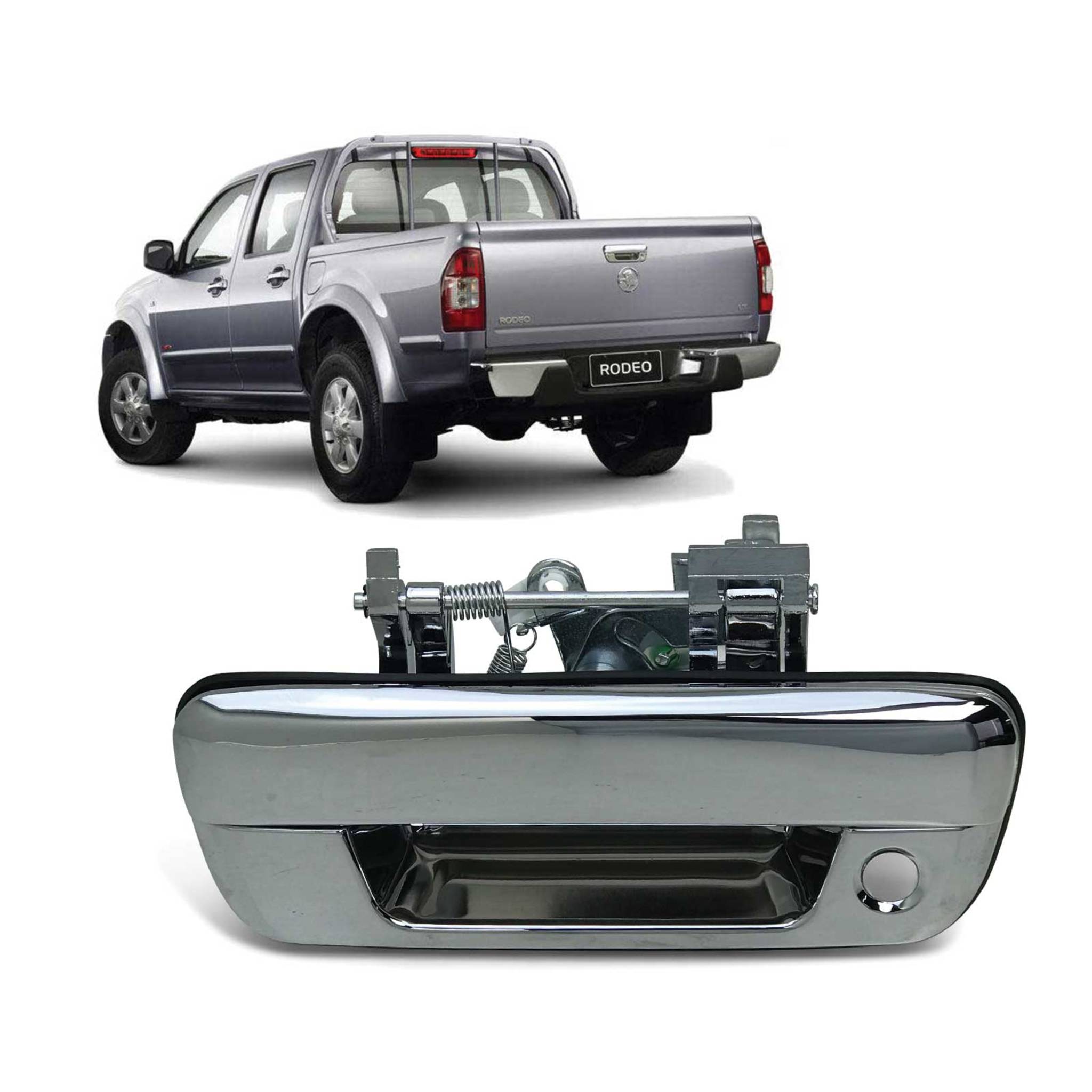 Tailgate Handle Chrome With Key Hole Fits Holden Rodeo RA 2003 - 2008 ...