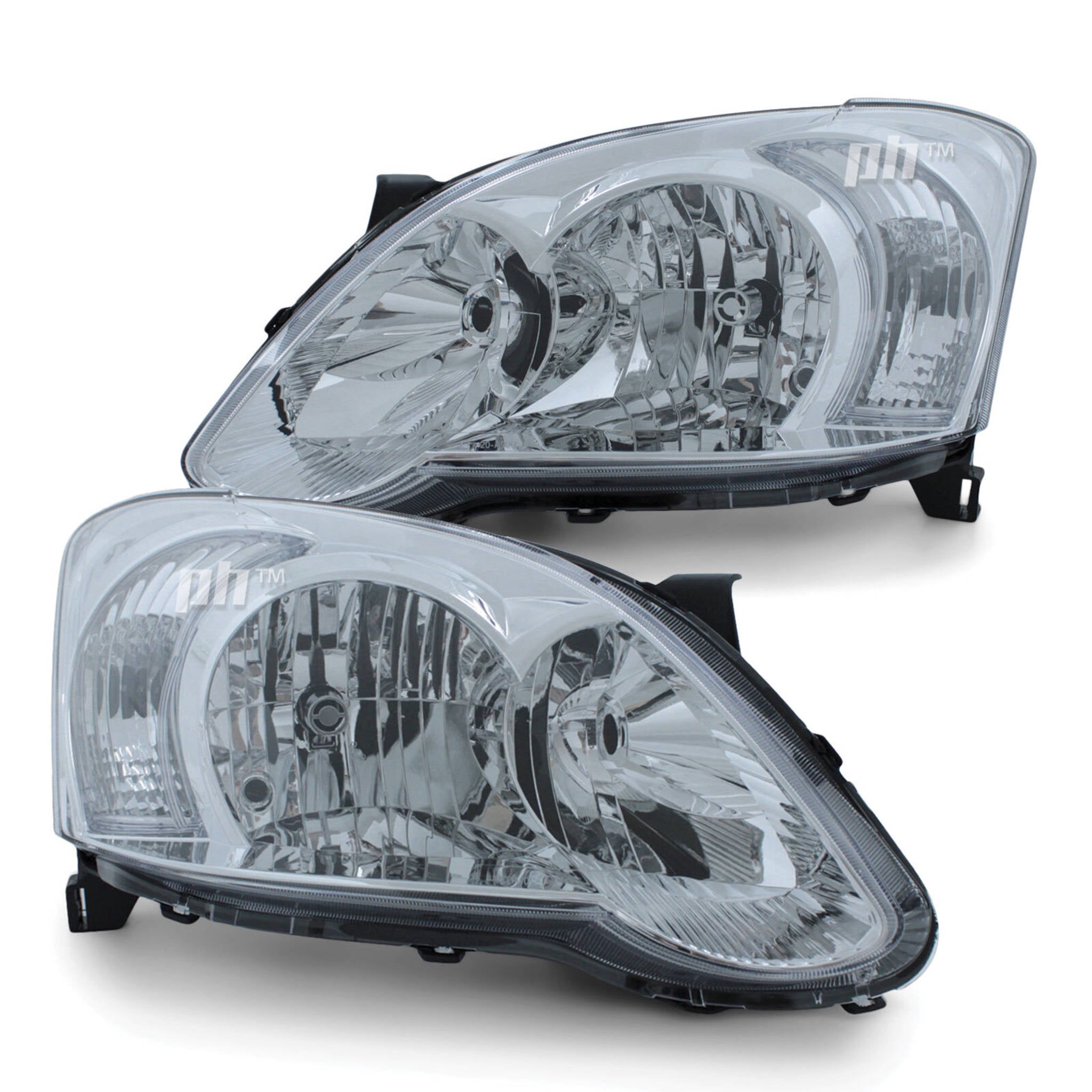 Headlights PAIR fits Toyota Corolla ZZE122 04/2004 - 02/2007 Hatch ...