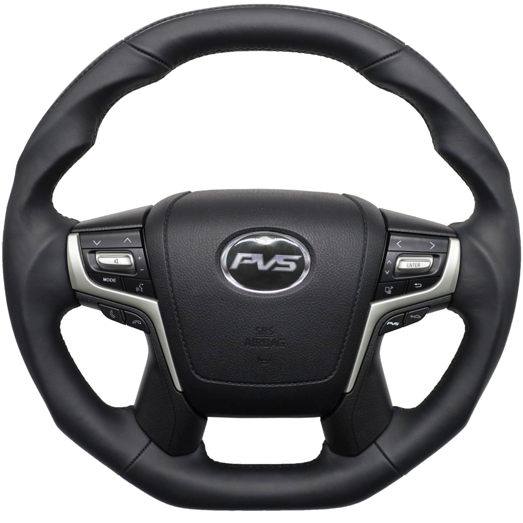 Rari Carbon Flat Bottom Black Leather Steering Wheel Kit – 4x4 Offroad ...